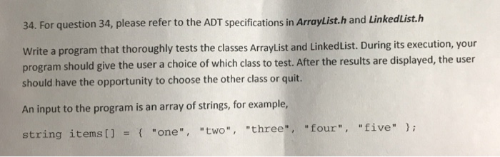 Solved 32. For question 28, please refer to the ADT | Chegg.com