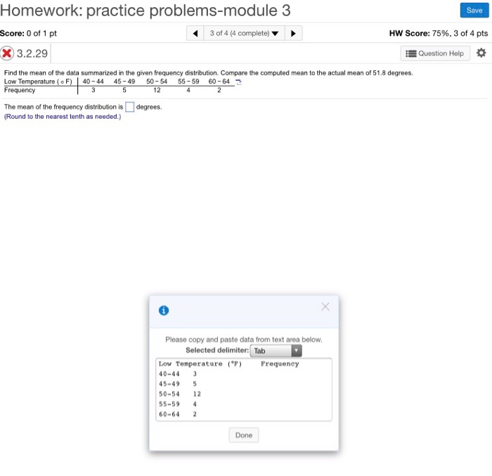 Solved Homework Practice Problems Module 3 Save Score 0 Of