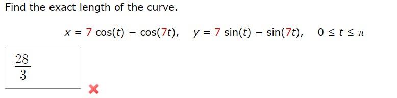 Solved Find the exact length of the curve. | Chegg.com