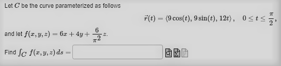 Solved Let C be the curve parameterized as follows 7T F(t) = | Chegg.com