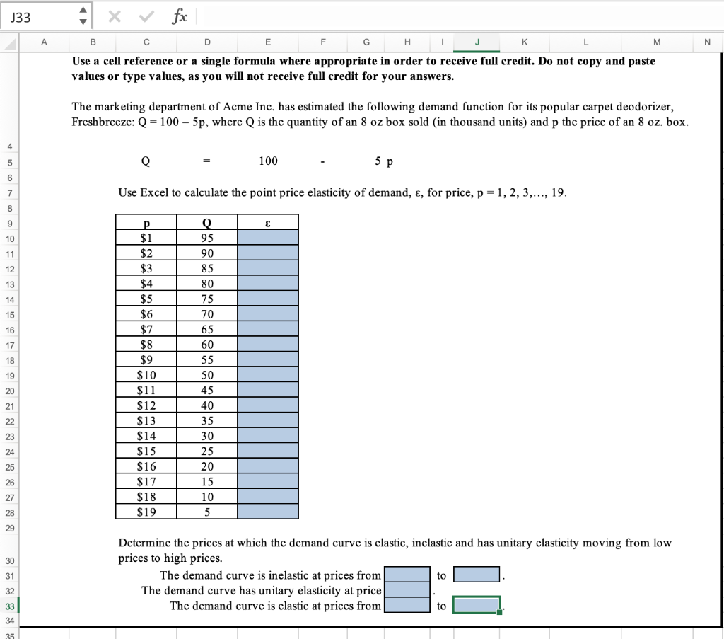 Solved 1.)In cell E10, by using relative and absolute cell | Chegg.com