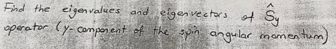 Solved Find the eigenvalues and eigenvectors of | Chegg.com