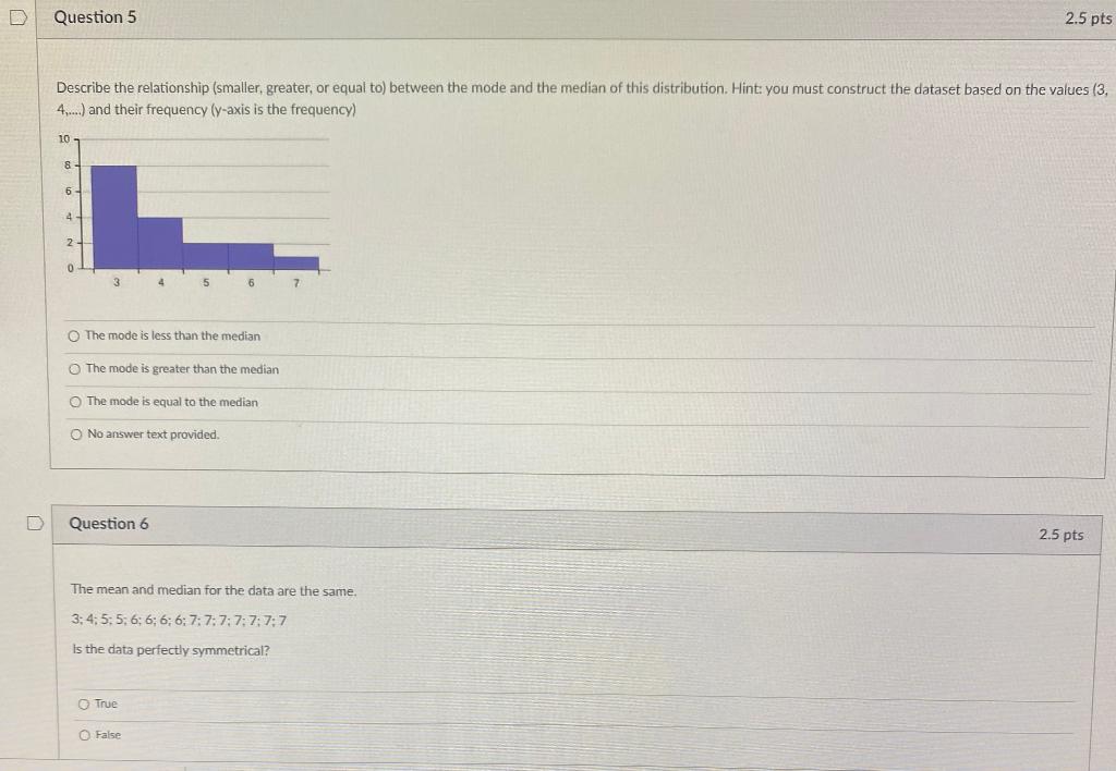 Solved Describe the relationship (smaller, greater, or equal | Chegg.com