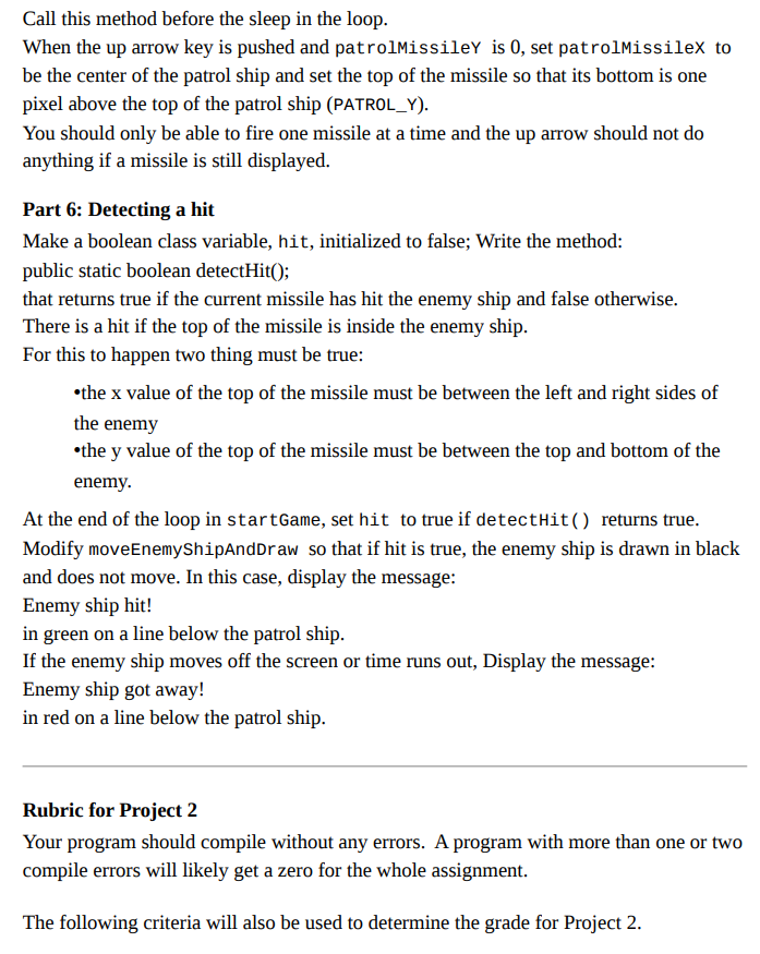 Solved COSC 1336, Project 2: Space Invader Objectives This | Chegg.com