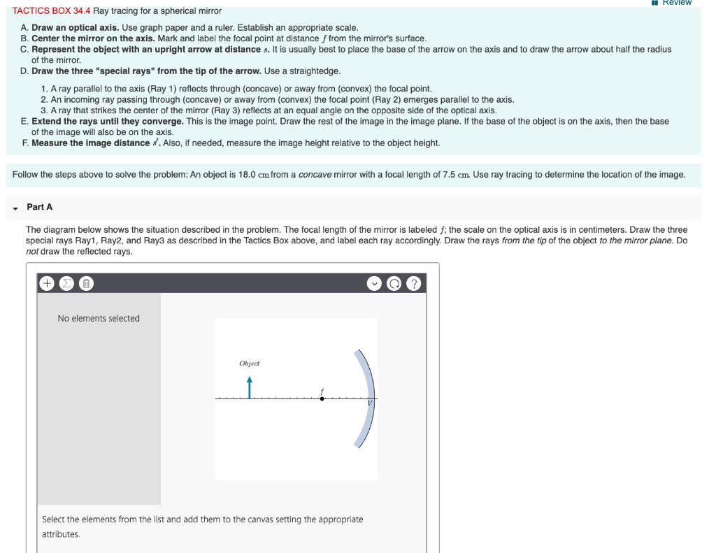 Solved Hi Review TACTICS BOX 34.4 Ray tracing for a | Chegg.com