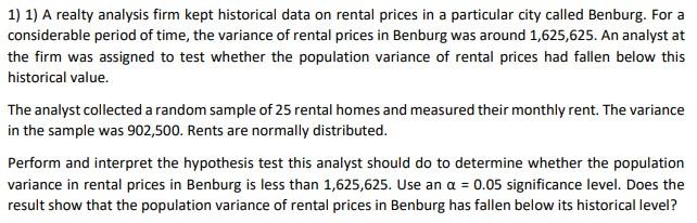 Solved 1) The null and alternative hypotheses, written using | Chegg.com