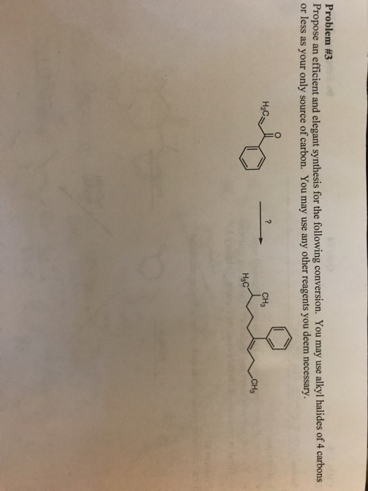 Solved Problem #3 Propose an efficient and elegant synthesis | Chegg.com