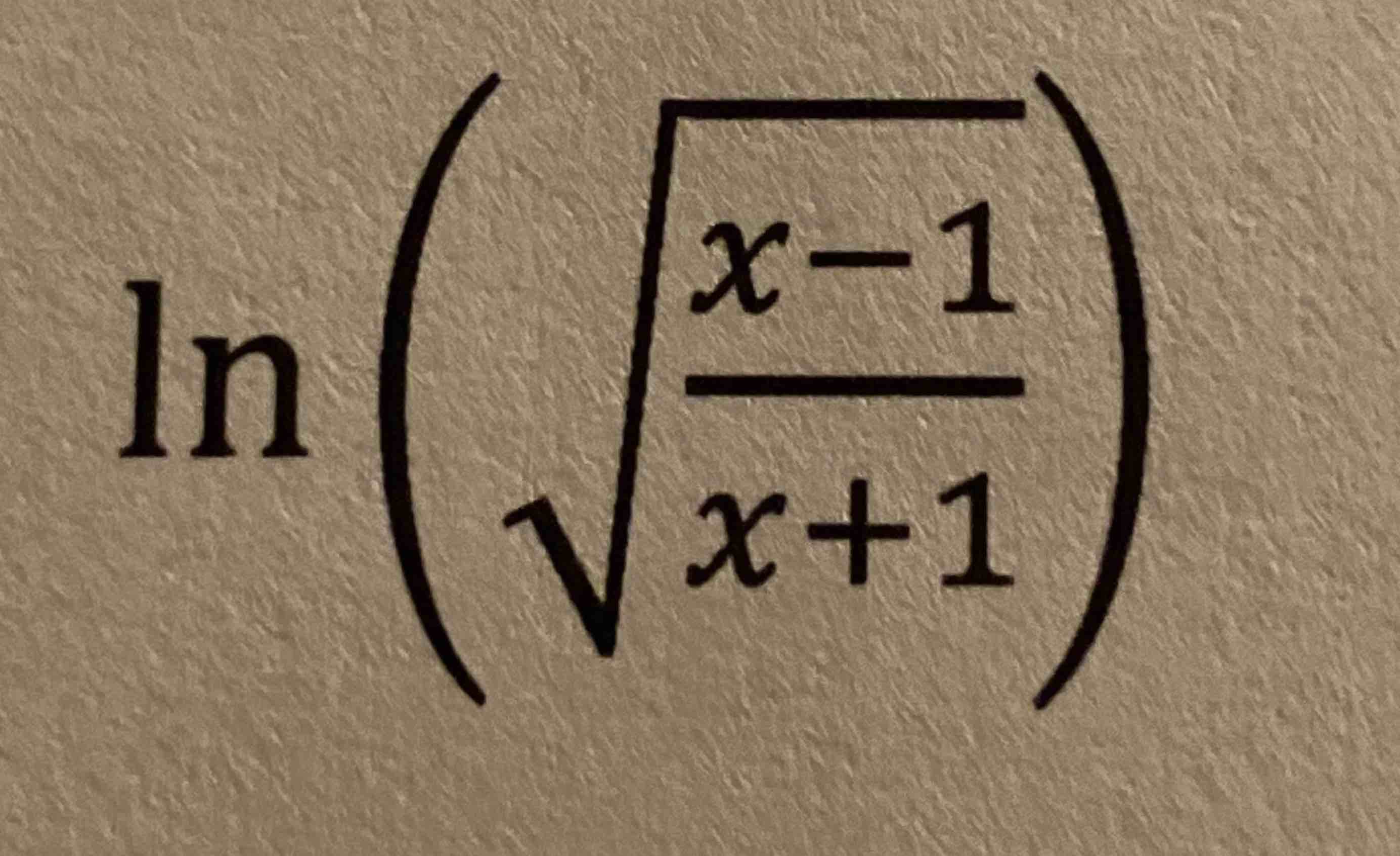 Solved rewrite using properties of logarithms ln(x-1x+12) | Chegg.com