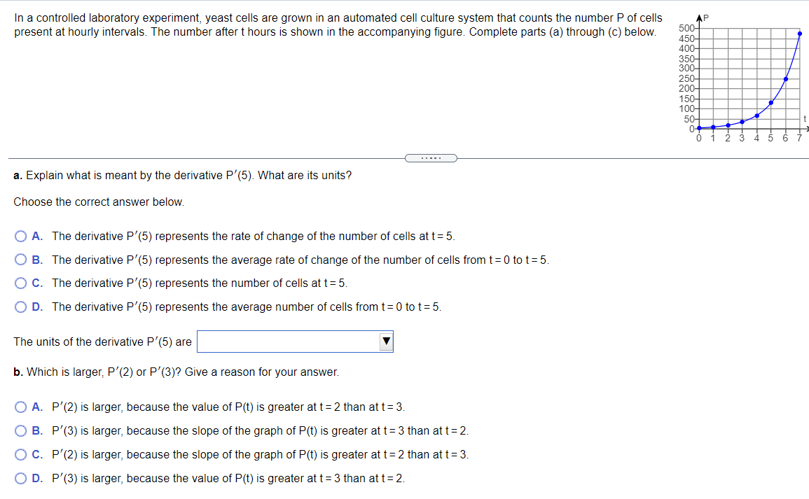 Solved In a controlled laboratory experiment, yeast cells | Chegg.com