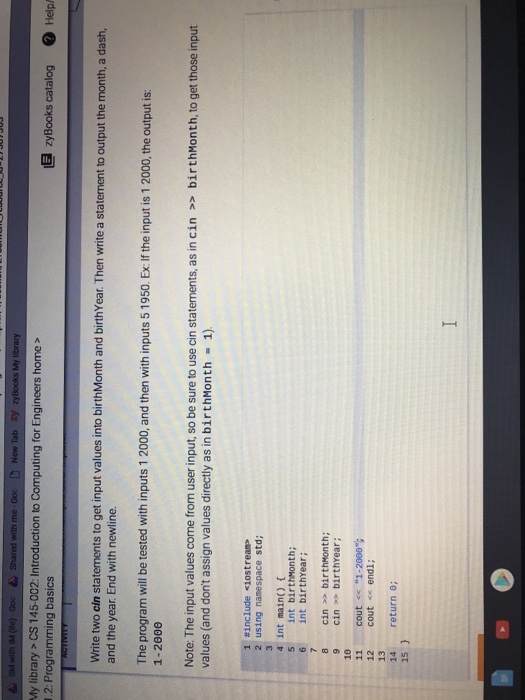 Solved Who do you text with input 5 1950? I have the correct | Chegg.com