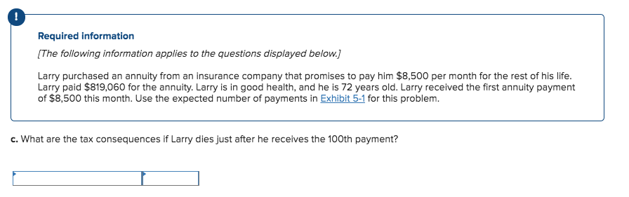 Solved EXHIBIT 5-1 Table for Expected Return Multiple for | Chegg.com
