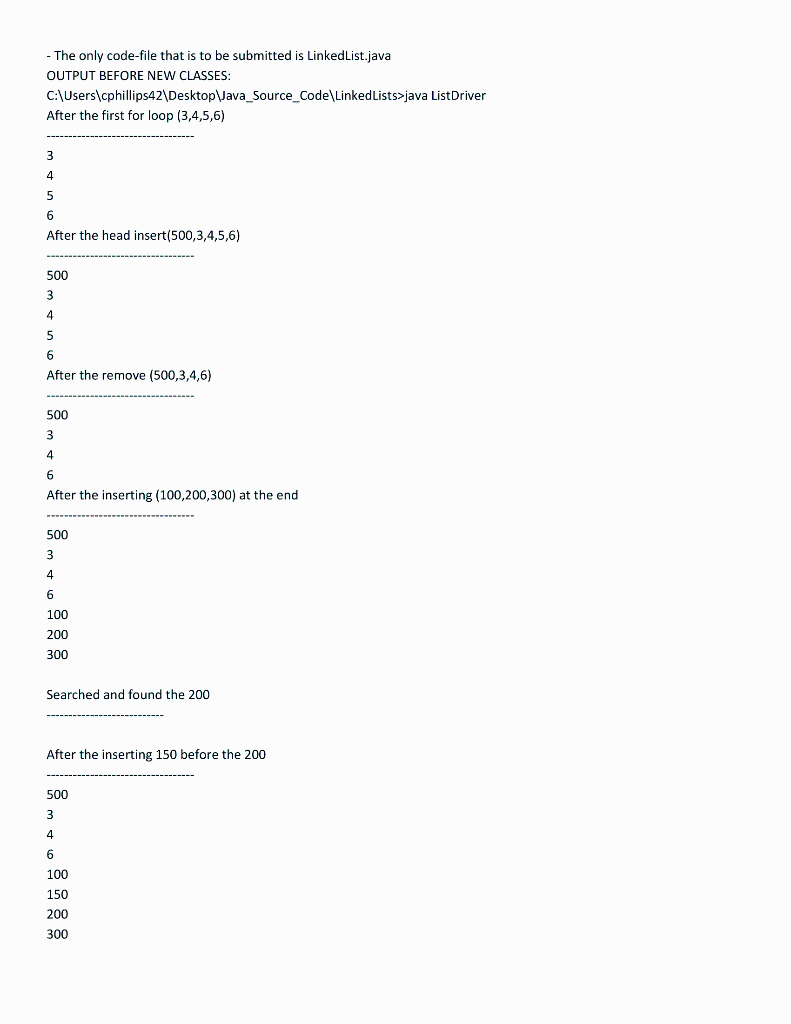 Solved CSCI_2315 Homework5 Linked Lists (100 Points, 5% of | Chegg.com