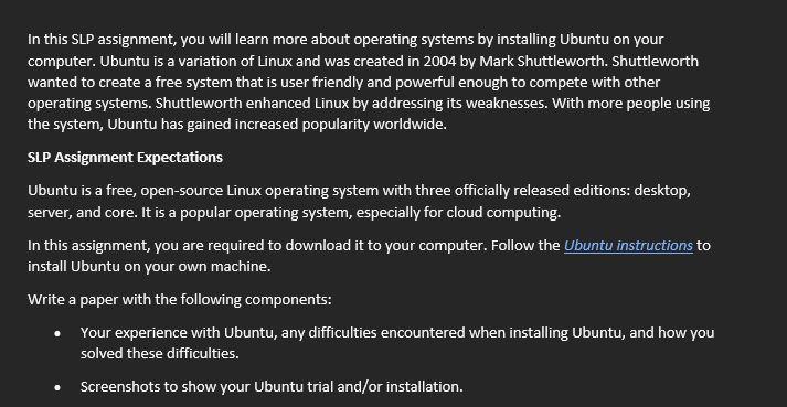 Solved In this SLP assignment, you will learn more about | Chegg.com