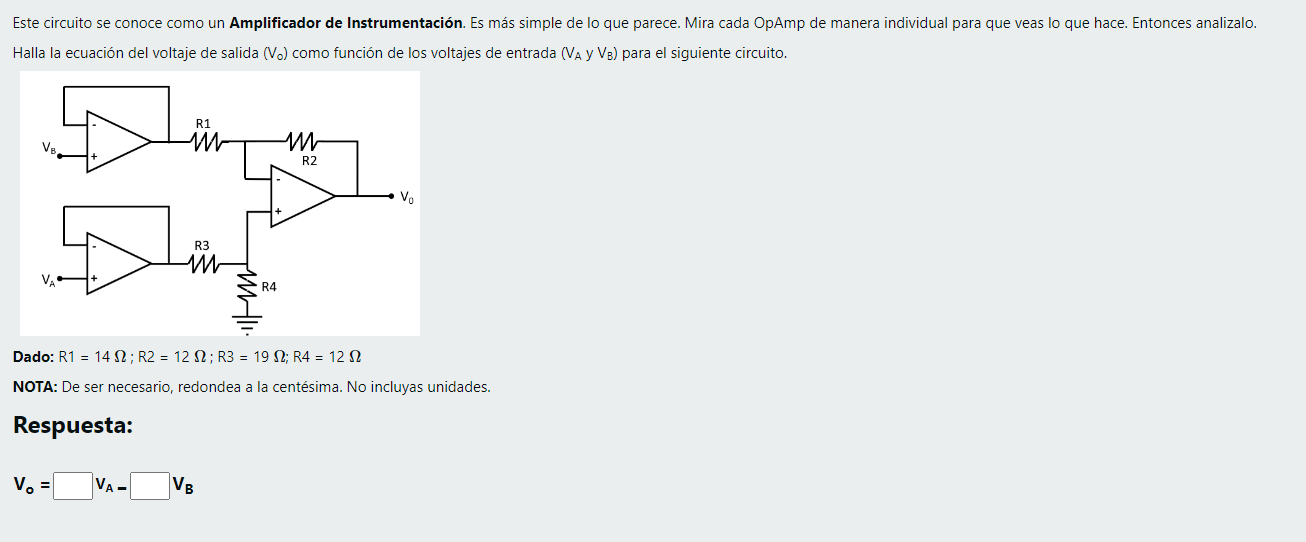 Solved Find the equation of the output voltage (Vo) as a | Chegg.com