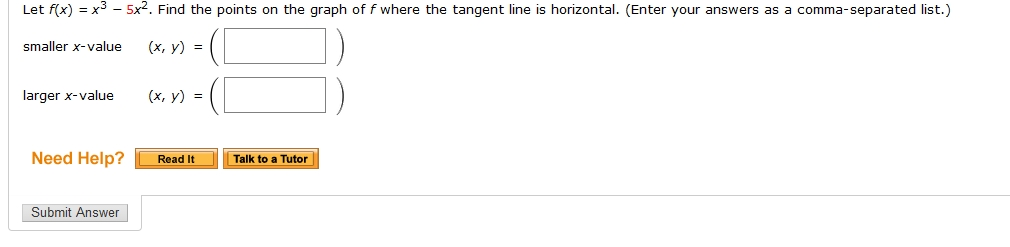 Solved Let f(x) = x3 - 5x2. Find the points on the graph of | Chegg.com