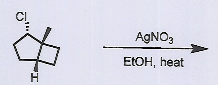 Solved CI AgNO3 EtOH, heat I | Chegg.com