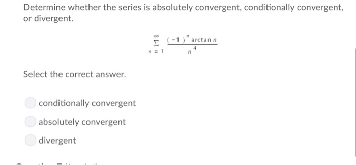 Solved Determine Whether The Series Is Absolutely
