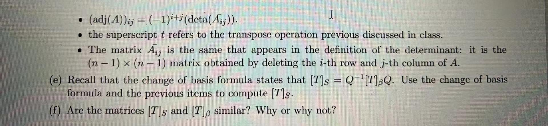 Solved L= = 3. Consider the linear transformation T: R3 R3 | Chegg.com