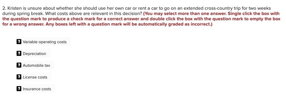Solved The Variable Operating Cost Consists Of Gasoline