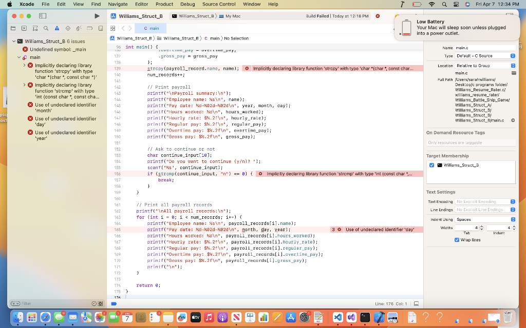 Solved Assignment name Outcome: Student will demonstrate | Chegg.com