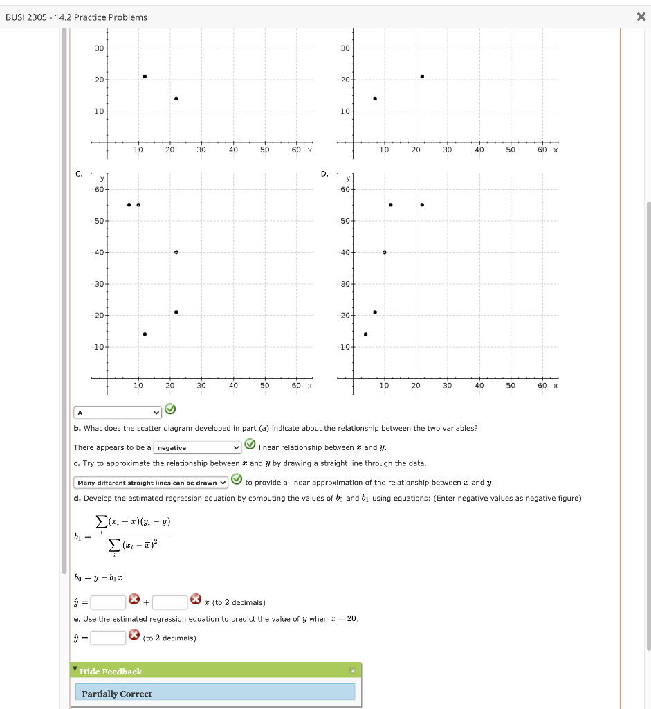 Solved Questions Exercise 14.02 Algo (Least Square Method) | Chegg.com