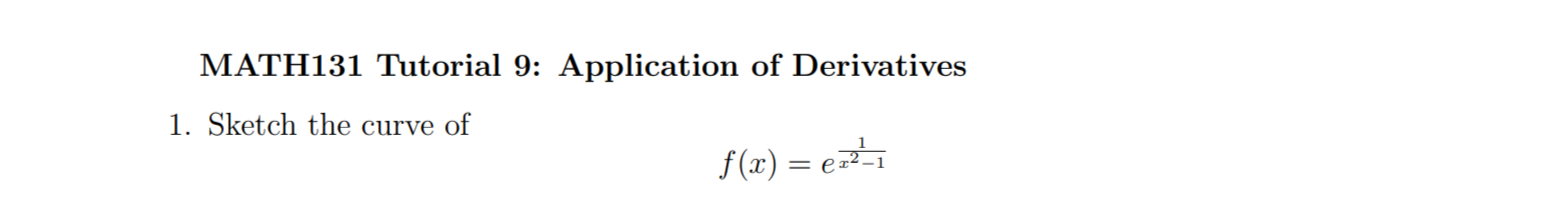 Solved MATH131 ﻿Tutorial 9: Application of | Chegg.com