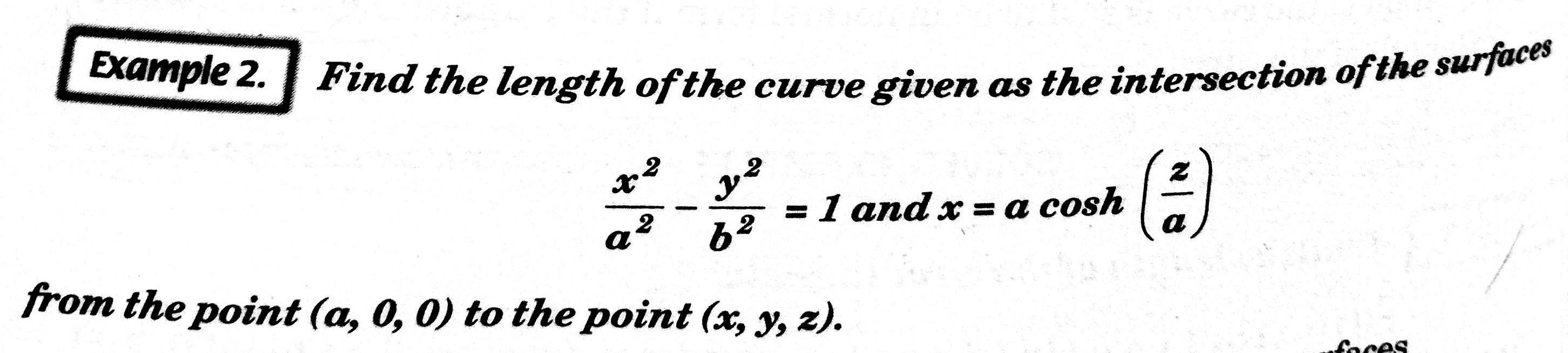 Solved Example 2. Find the length of the curve given as the | Chegg.com
