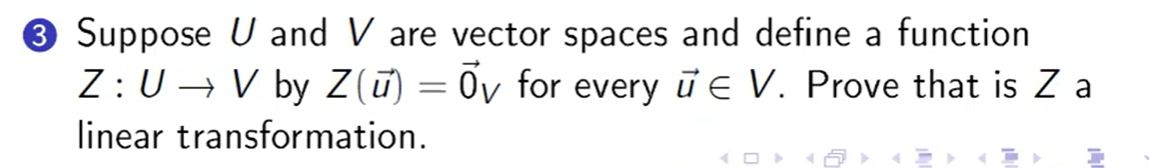 Solved (3) ﻿Suppose U ﻿and V ﻿are vector spaces and define a | Chegg.com