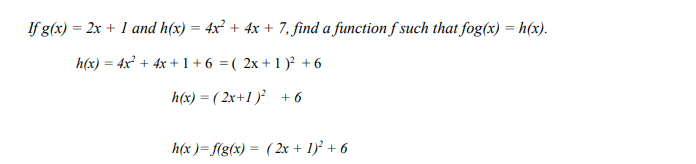 Solved If g(x)=2x+1 and h(x)=4x2+4x+7, find a function f | Chegg.com