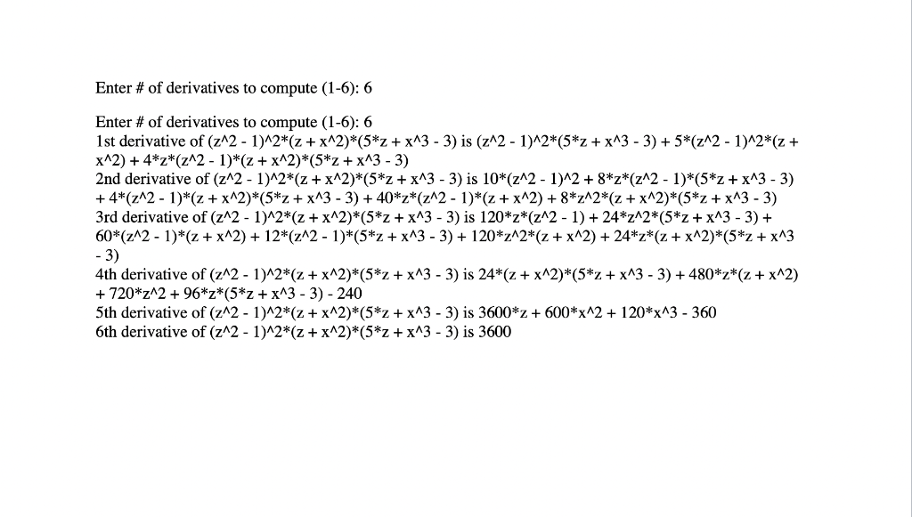 Solved 2. Consider the polynomial below. The script below it | Chegg.com