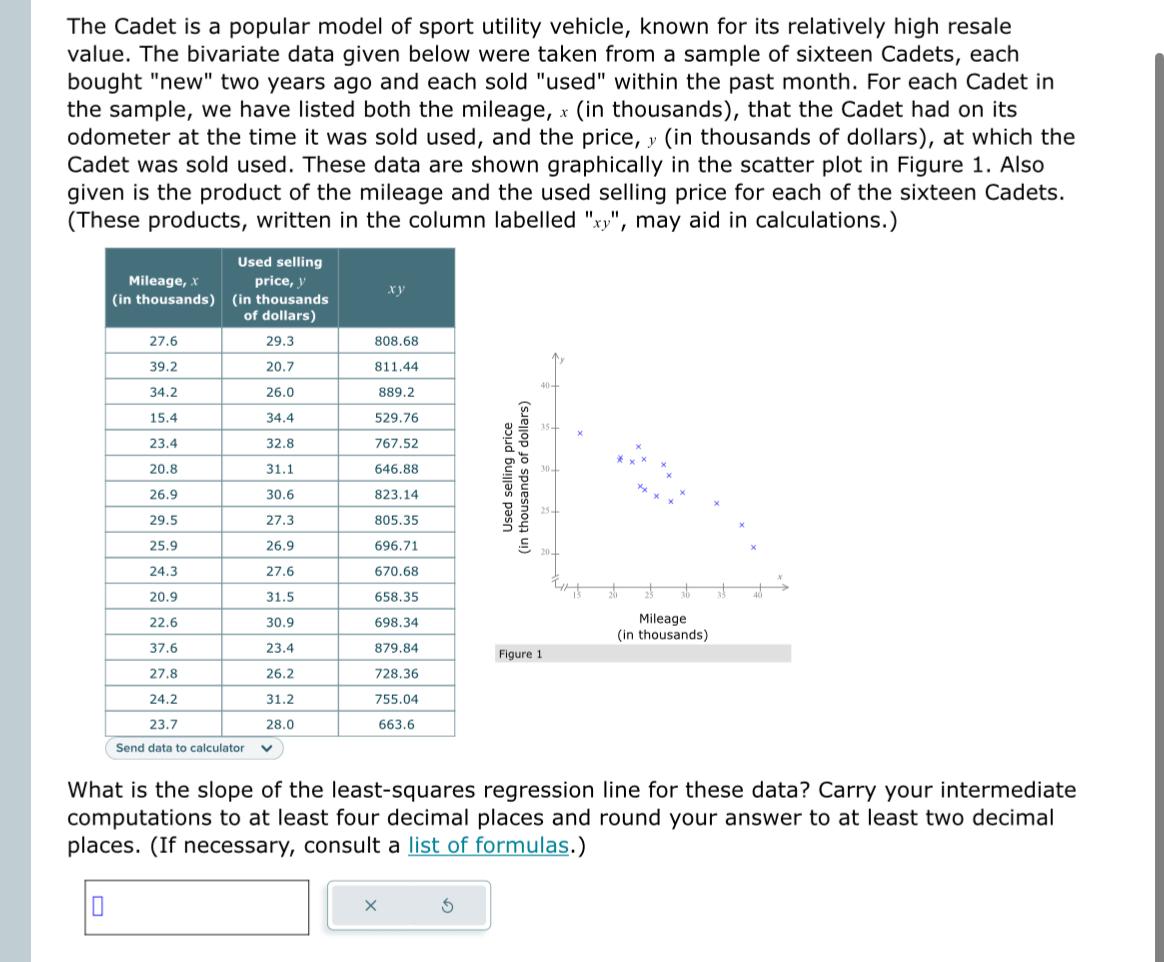 Solved The Cadet is a popular model of sport utility | Chegg.com
