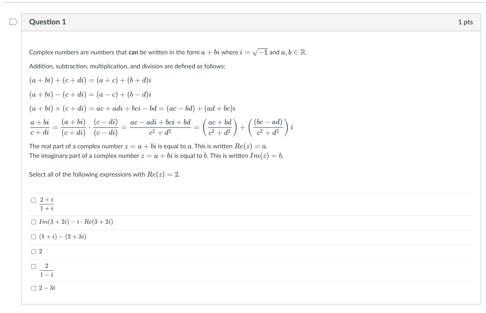 Solved Complex numbers are numbers that can be written in | Chegg.com