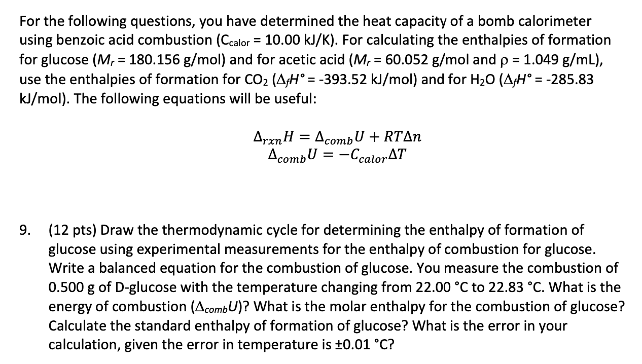 Solved Draw the thermodynamic cycle for determining the | Chegg.com