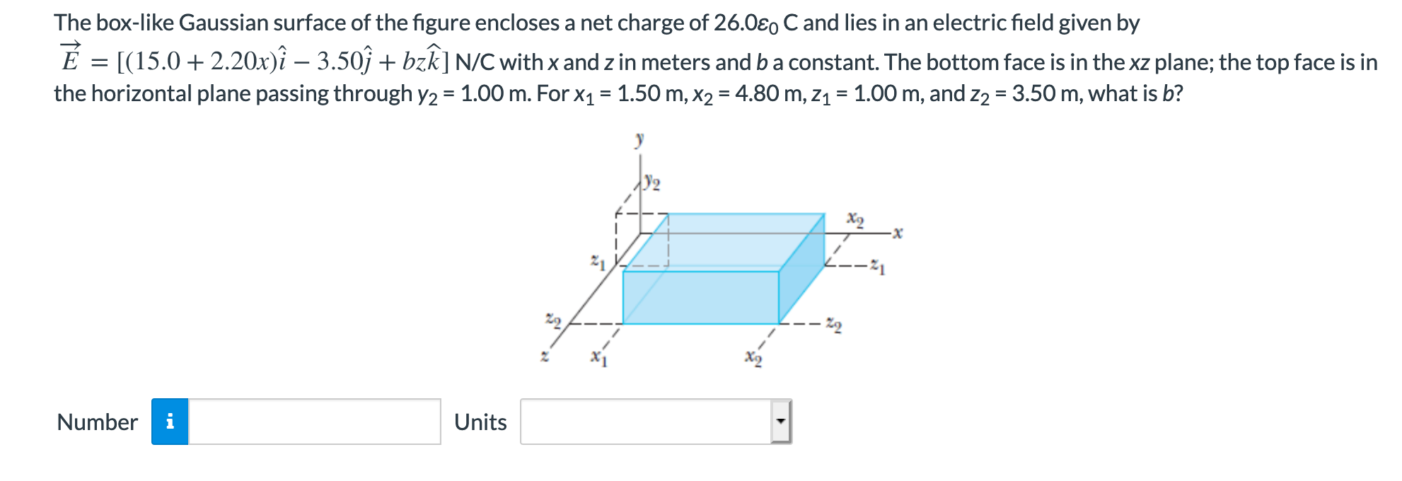 Solved The box-like Gaussian surface of the figure encloses | Chegg.com
