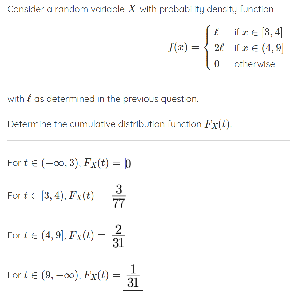 Solved Consider a random variable X with probability density | Chegg.com