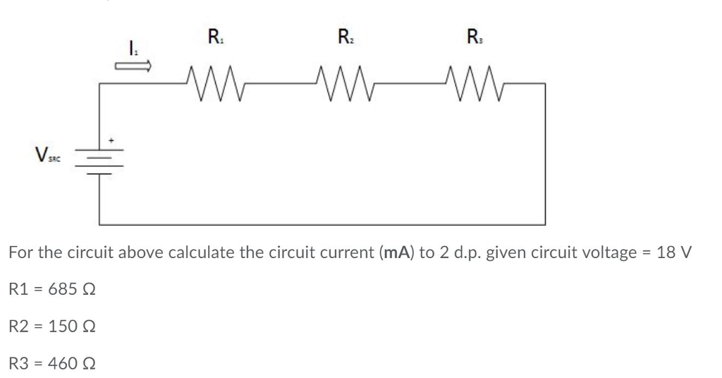 Solved R. R3 For the circuit above calculate the circuit | Chegg.com