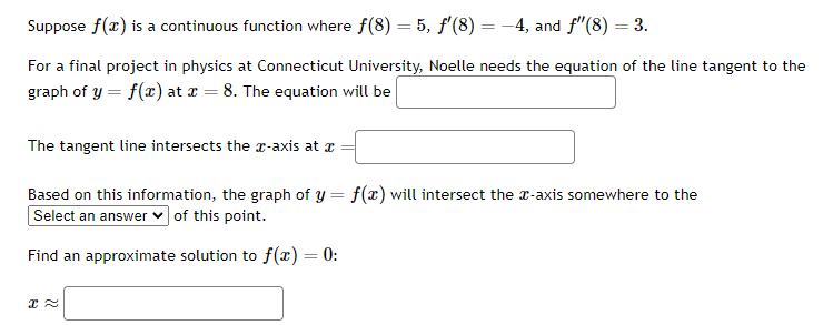 Solved Suppose f(x) is a continuous function where | Chegg.com