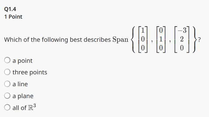 Q1.41 ﻿PointWhich of the following best describes | Chegg.com