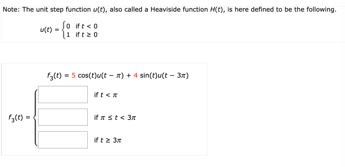 Solved u(t)={01 if t