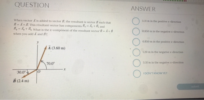 Solved Module 05: 1D Kinematics QUESTION ANSWER If an | Chegg.com