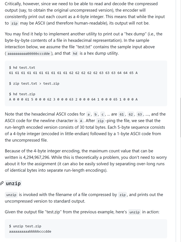Solved zip is a compression utility. The actual Unix zip | Chegg.com