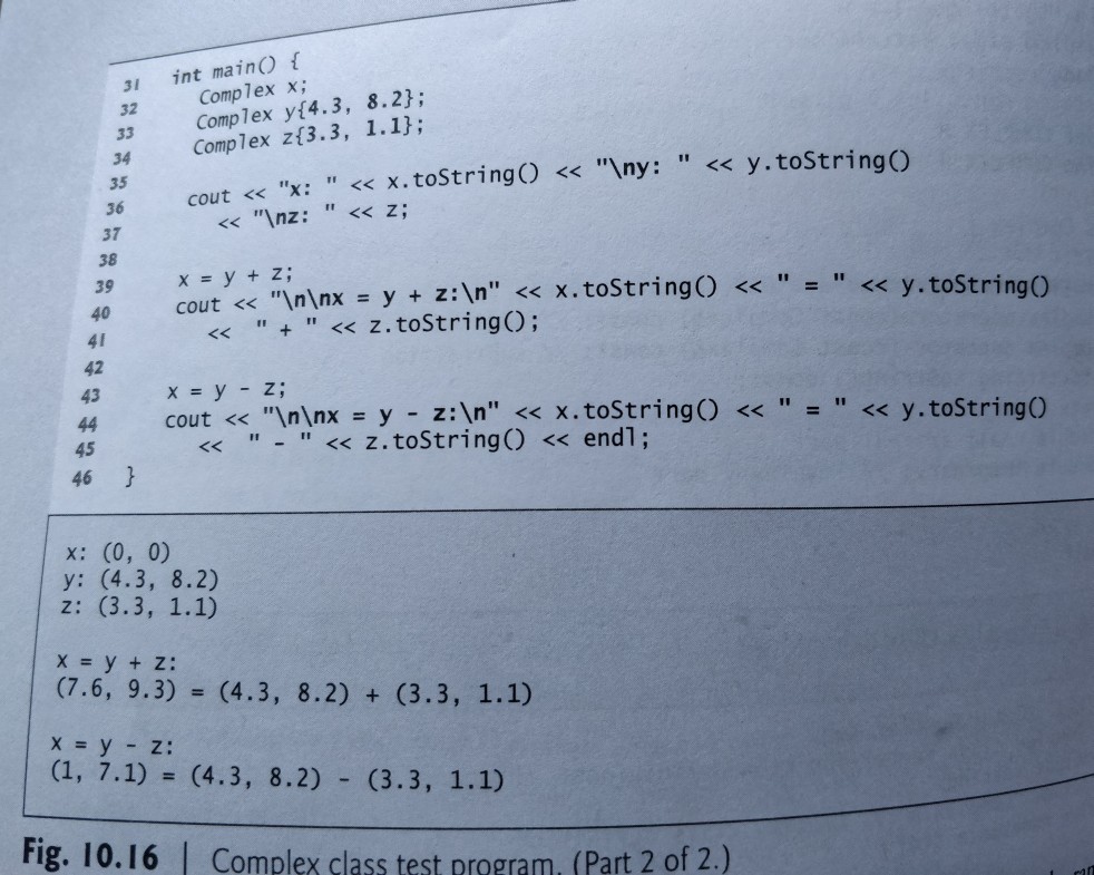 Solved Exercises 53 Fig 1014 Complexh 1 Complex Class 6182