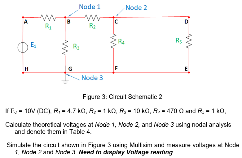 Solved Node 1 Node 2 R1 Ry Rz } N Node 3 Figure 3: Circuit | Chegg.com