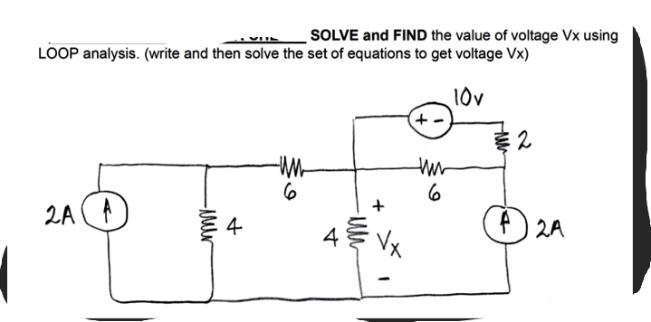 Solved Loop Analysis Write And Then Solve The Set Of 