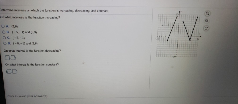 Solved Determine intervals on which the function is | Chegg.com