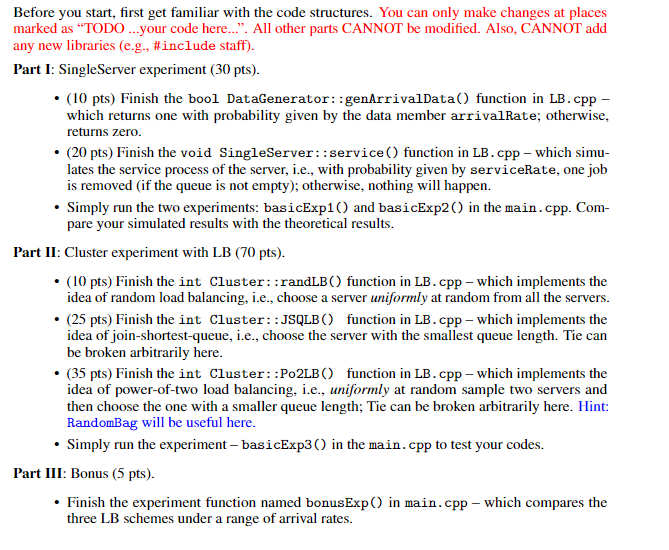 Solved CODE MUST BE IN C++ CODE MUST BE IN C++ CODE MUST | Chegg.com