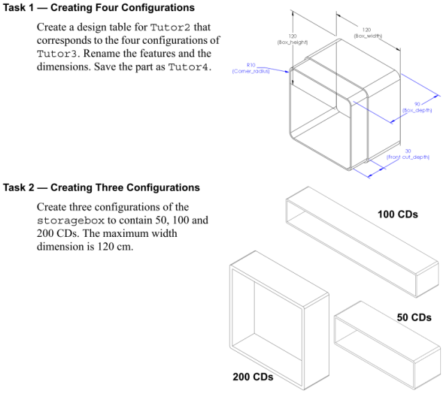 Solved solidworks storage box can you create a | Chegg.com
