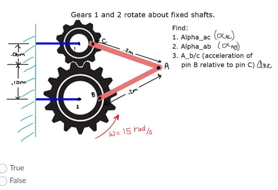 Solved Gears 1 and 2 rotate about fixed shafts. Find: 1. | Chegg.com