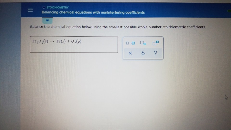 Solved O STOICHIOMETRY Balancing chemical equations with | Chegg.com