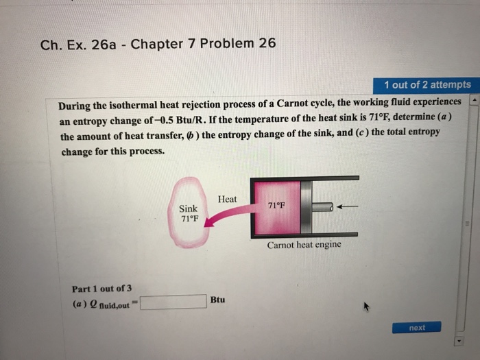 Solved During the isothermal heat rejection process of a | Chegg.com